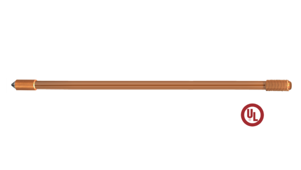 Copper Bonded Earth Rod (Threaded)