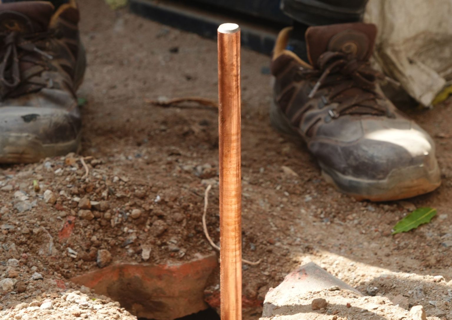 Copper Bonded Earth Rod(Threaded) | Axis Electricals