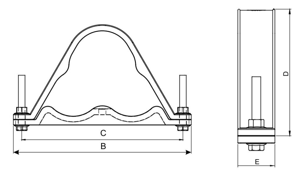 Cable Cleat - Trefoil | Axis Electricals