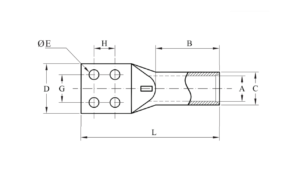 4 Hole, Cable Lugs Transformer Lugs | Axis Electricals