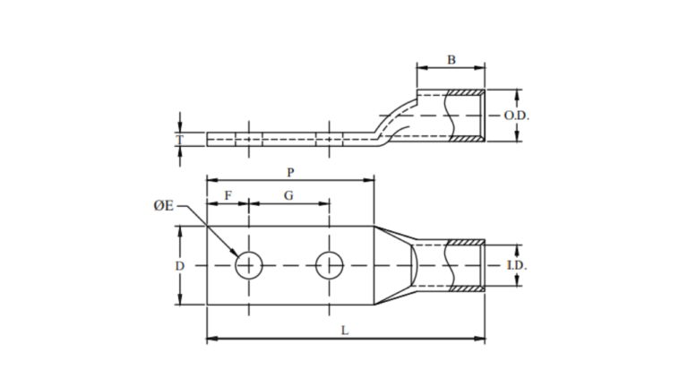 2 Hole, Standard Barrel, Inspection Window (AWG) - AXIS