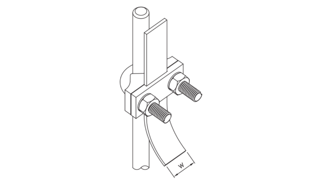 U-bolt Rod Clamps - Type 'E' with Double Plate | Axis Electricals