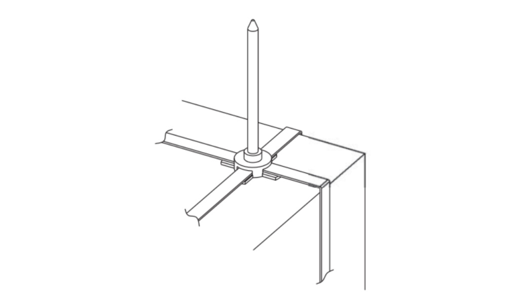 Air terminal basec- Flat | Axis Electricals