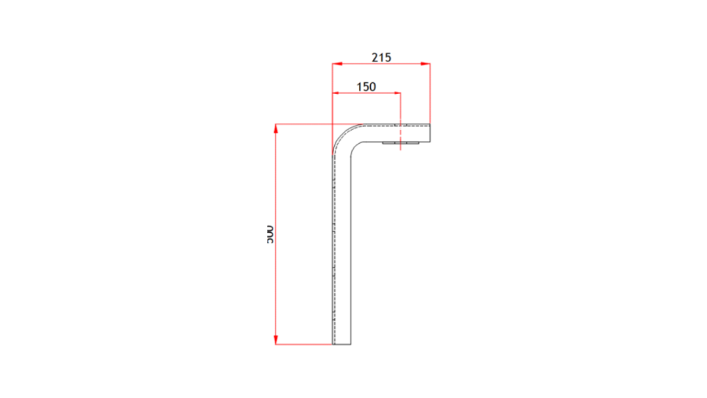 Reinforced Pole Top Bracket (BTR) | Axis Electrical