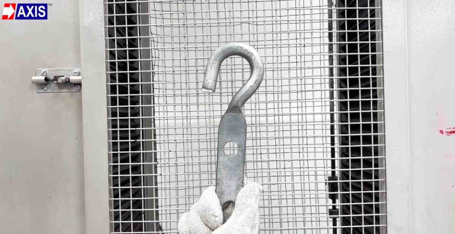 Testing if Eye Hook Survives Tensile & Galvanizing Tests